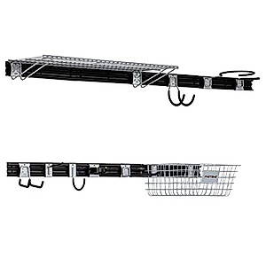 POETISKE Garage Storage Organizer Compact Hook 2PC Wall Mount Heavy Duty Hanger for Cords Ropes Chairs and More