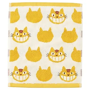 Studio Ghibli via Bluefin My Neighbor Totoro Hand Towel Smile Cat Bus Cotton 100% Studio Ghibli,Wash Towel,1005016000