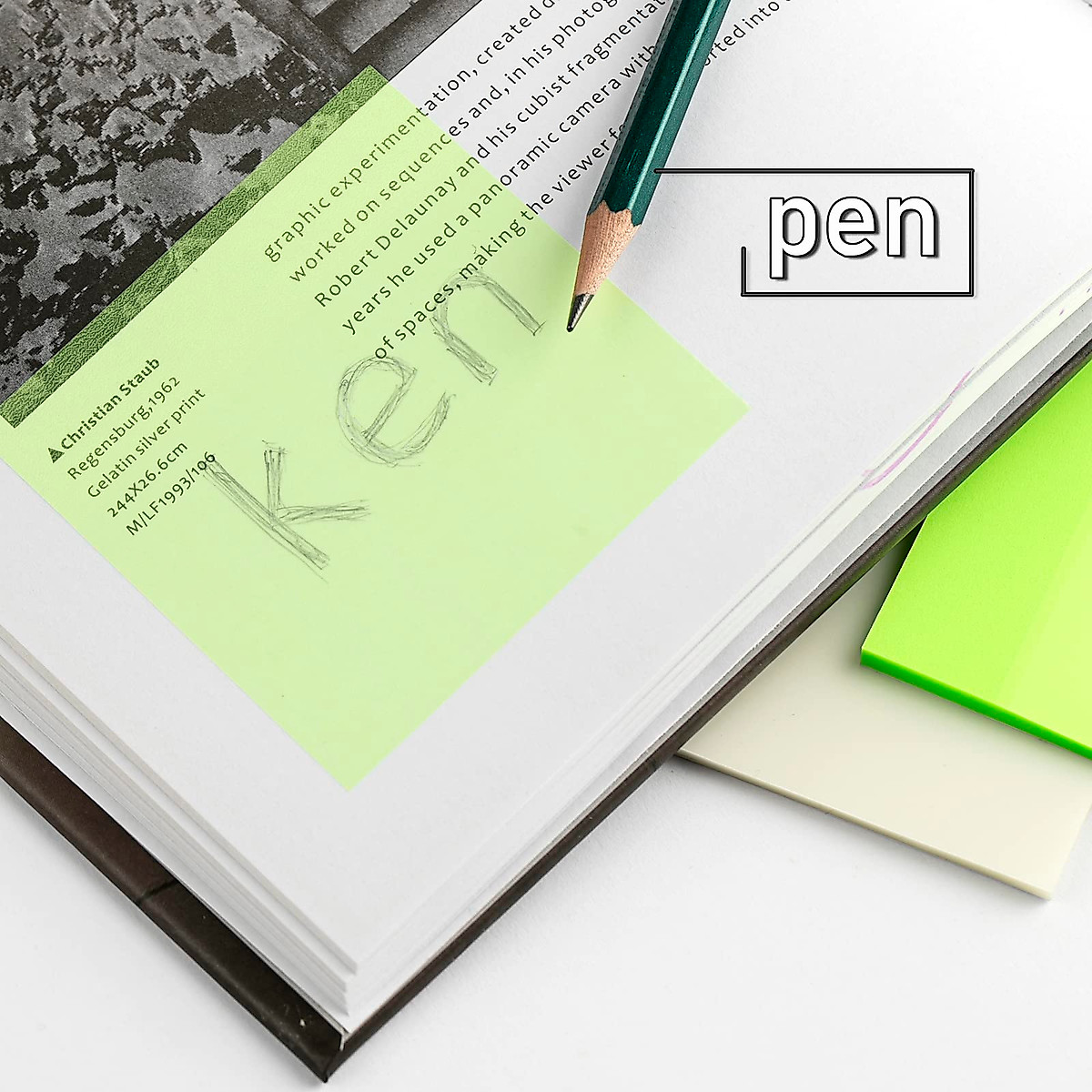 (16 Pack) Transparent Sticky Notes 3x3 in, (768 Sheets) Post Waterproof Translucent Color Memo Pads, Clear See Through Self-Adhesive Pad