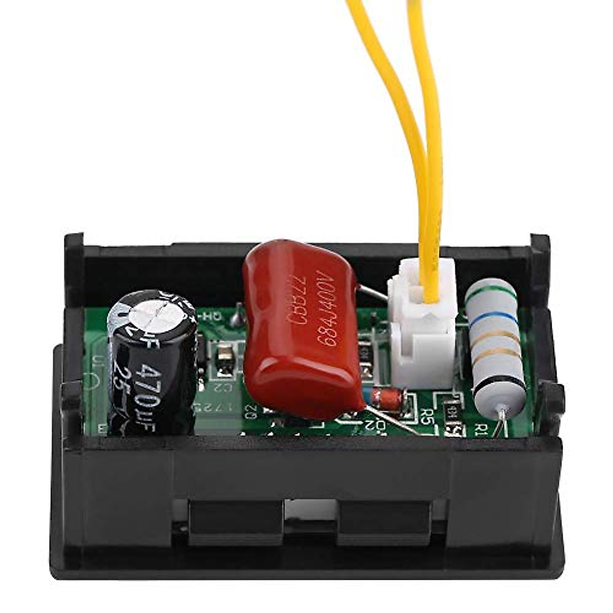 AC Voltmeter Digital LED Display Voltage Meter Panel 2 Wire Mini Voltage Tester 70-380V Volt Gauge