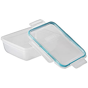 Snapware Total Solution 20-Pc Plastic Food Storage Containers Set, 8.5-Cup, 5.5-Cup, 4-Cup, 3-Cup, and 1.2-Cup Meal Prep Containers, BPA-Free Lids with Locking Tabs