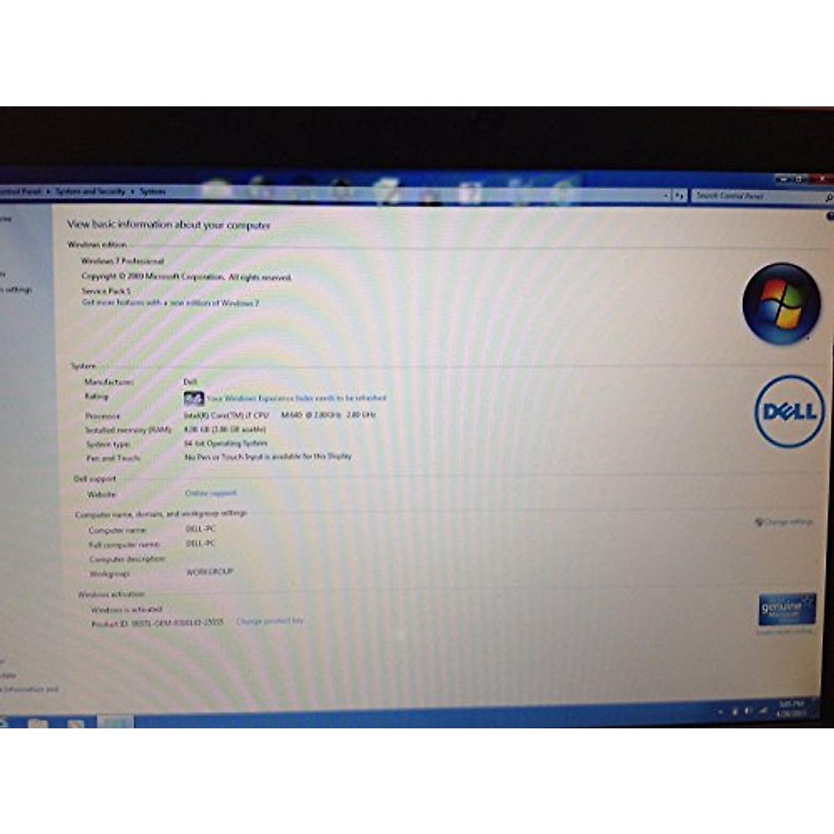 Dell Latitude E6410 - i7-640M 2.80GHz - 320GB HDD - 4GB RAM - Windows 7 Pro