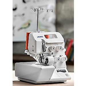 JUKI MO600N Series, MO654DE Portable Thread Serger Sewing Machine, White