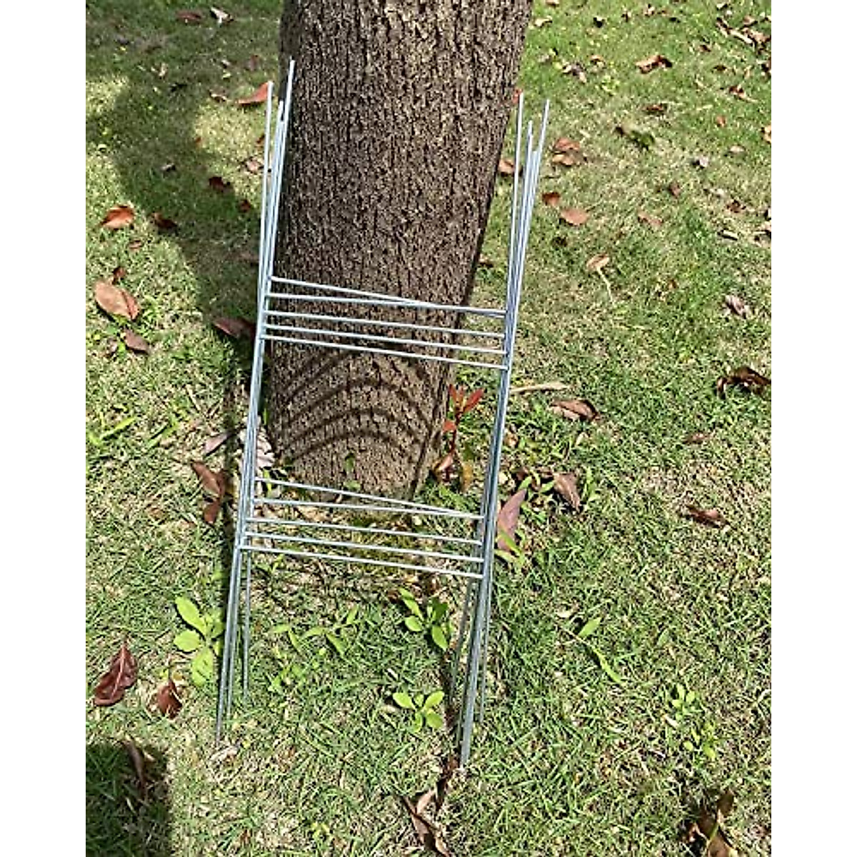 5 Pack Yard Sign Stakes Metal,18'' x 7'' H Frames Yard Stakes for Signs silver