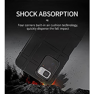 Ysnzaq for Xiaomi Redmi Note 10 Pro 5G (Not 4G) Rugged Slim Case with Heavy Duty Shockproof Military Grade Anti-Fall Anti-Scratch and Camera Lens Protector Cover for Xiaomi Poco X3 GT 5G HD Black