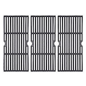 GGC 16 7/8" Grill Grates Replacement for Charbroil 463420508, 463420509, 463420511, 463436213, 463436214, 463440109, 463441312, Master Chef, Thermos and Backyard, 3 PCS 16 7/8 x 9 5/16 Cooking Grids