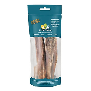 Pet's Choice Naturals Premium Bully Sticks, 12", 6pk, Brown,CW12-PZ6