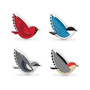 Genuine Fred Tweet Treats Bag Clips, Set of 4