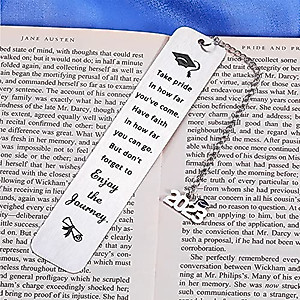Class of 2023 Graduation Gifts for Her Him Inspirational Bookmarks for Book Lovers Middle High School College Graduation Gifts for Girls Boys Christmas Gifts 2023 Grad Gifts for Women Men Master PHD