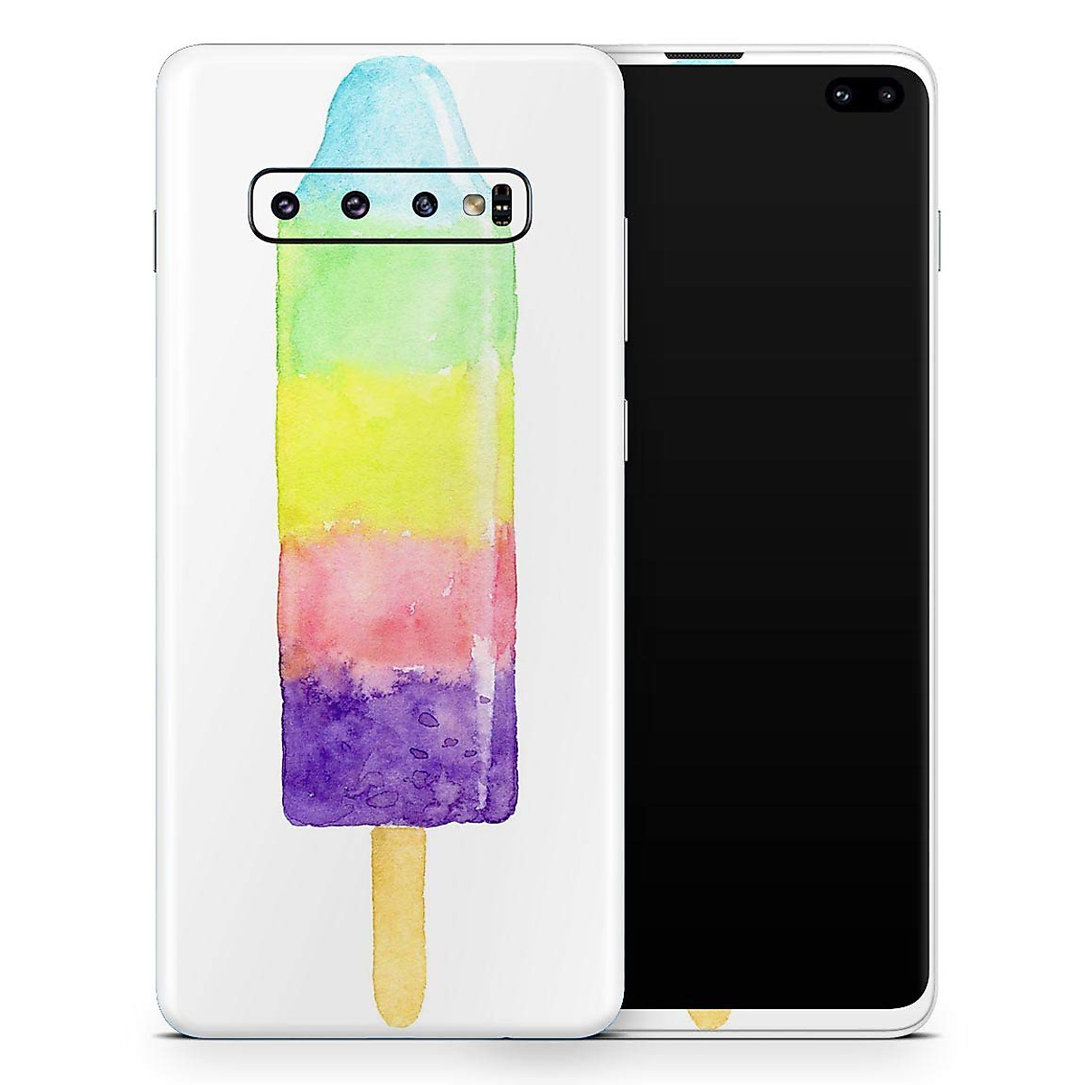 DesignSkinz Summer Mode Ice Cream v5 Protective Vinyl Decal Wrap Skin Cover Compatible with The Samsung Galaxy S20 (Screen Trim & Back Glass Skin)