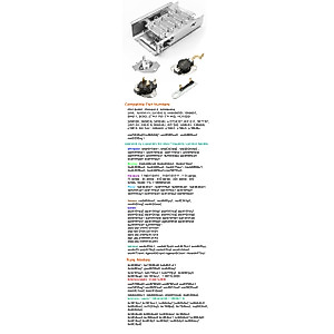 【Upgraded】279838 Dryer Heating Element 3387134 3977393 3977767 3392519 Dryer Thermal fuse Compatible with whirlpool, kenmore, roper, maytag, estate, inglis, kitchenAid, crosley, amana etc.