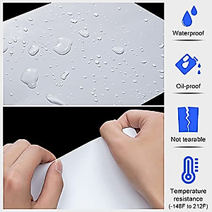 20Pcs Vinyl Siding Repair Kit, Self-Adhesive Waterproof Glossy PVC Vinyl Tape for Cover Any Cracks, Holes, or Blemishes Tools
