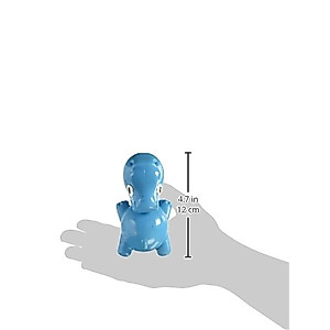 Cycle Dog Small Blue 3-Play Hippo Dog Toy with Ecolast Recycled Material - Tough & Sustainable Chew Toy for Dogs & Puppies/Treat Dispenser/Floats Above Water/Indestructible for Aggressive Chewers