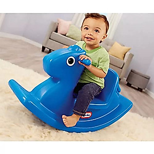 Little Tikes Rocking Horse Blue, 33.00 L x 10.00 W x 17.50 H Inches