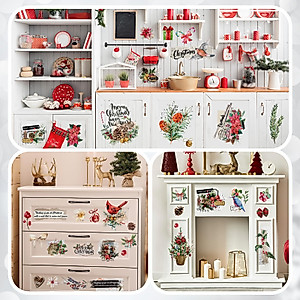 Lincia 10 Sheets Easter Day Rub on Transfers for Crafts and Furniture Bunny Rub on Transfers Stickers for Wood DIY Home Decals Craft 5.91 x 11.81(Fresh Style)(Floral Holiday)