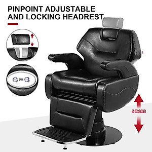 Artist hand Electric Barber Chair, Electric Chair, Lifting Recline Chair, Beauty Salon Chair All Purpose Hydraulic Beauty Salon Styling Chair