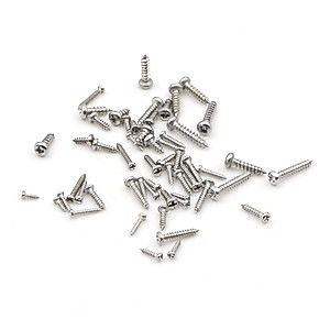 HVAZI 24 Kinds M1 M1.2 M1.4 M1.5 M1.7 M2 304 Stainless Steel Phillips Pan Head Small Self Tapping Screws Assortment Kit