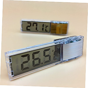 Happyyami 3pcs Sucker Thermometer Aquarium Thermometer Fish Tank Measuring Tool Fish Tank Thermometer Fish Tank Sucker Measuring Tool