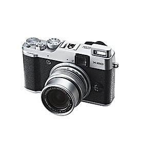 FUJIFILM Digital Camera X20S (Silver)12MP 2/3-inch EXR-CMOSII F2.0-2.8 Wide angle25mm 4x Optical Zoom F FX-X20S - International Version (No Warranty)