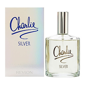 Charlie Silver by Revlon for WomenEau De Toilette Spray, 3.4 Ounce