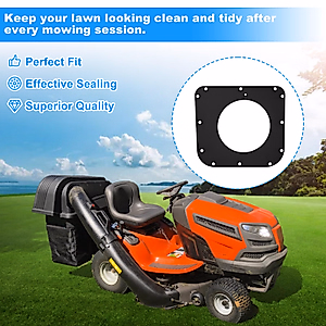 532192550 Tractor Bagger Top Seal for Craftsman, Husqvarna, Poulan Pro, Roper, Sear, Rally, EHP, AYP, Replacement Lawn Mower Deck Parts 192550 917249040