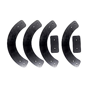 Pro-Parts 753-04472 735-04033 735-04032 Replacement Rubber Paddle Set for MTD Snowblower