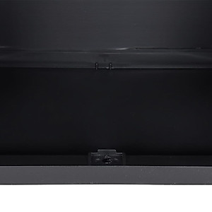 Outdoor Storage Cabinet Black 25.6"x14.6"x33.5" PP,Outdoor Storage Cabinet with Adjustable Shelves Durable and Lockable for Gardens, Balconies, and Patios Storage Lockers, Storage & Home Organization