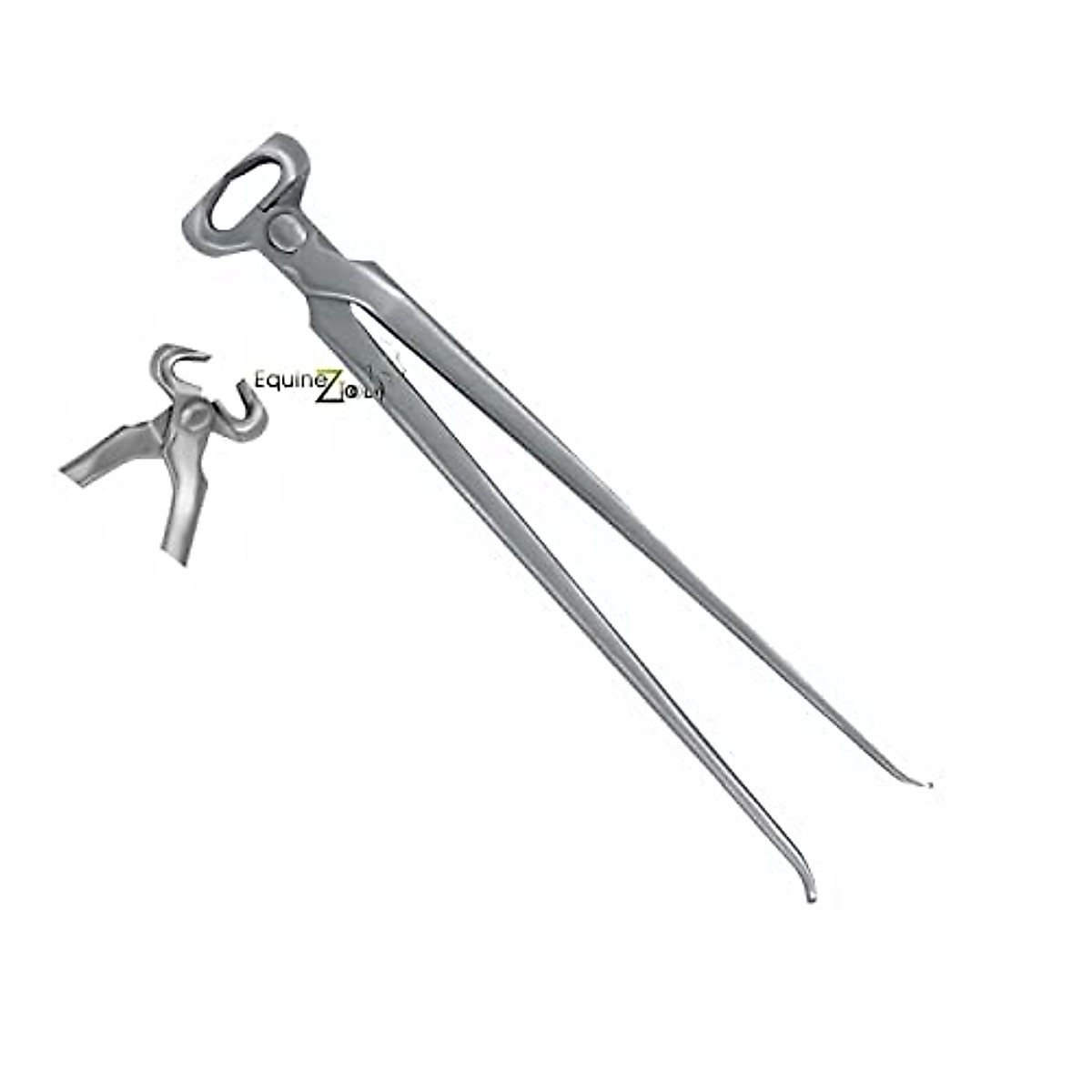 Equinez Tools 14In Race Track Hoof Nipper Vanadium Steel Farrier Tool in Dull Finish