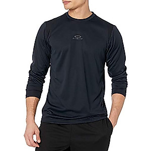 Oakley Men's FOUNDATIONAL Training LS TEE, Blackout, Large