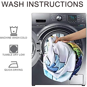 ALYOU Mountain Full Size Duvet Cover Buddha Pattern Bedding Set 3 Piece, Comfort Fluffy Microfiber Comforter Cover and 2 Pillowcases 20" x 26" with Zipper Closure and Ties