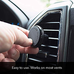 Rokform - Magnetic Air Vent Mount, Super Grip Car Truck & Van Vent Clip, Aluminum Cell Phone Holder, Removable Vent Magnet Mount, Specially Designed for Rokform Cases (Black)