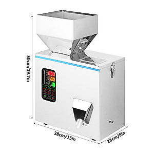 Particle&Powder Filling Machine, Multifunction Automatic Filling and Packing Machine, Particle Subpackage Machine For Beans Nail Beads Candy Particulate Matters Weighting and Filling