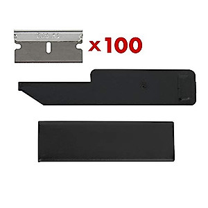 UltraSource 500205 Bulk Replacement Utility Knife Blades (Pack of 100), Replacement for Utility Knife, Razor Blade, Paint Scraper, and All Box Cutters