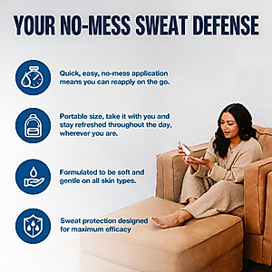 Carpe Antiperspirant Foot Lotion, A dermatologist-recommended solution to stop sweaty, smelly feet, Helps prevent blisters, Great for hyperhidrosis