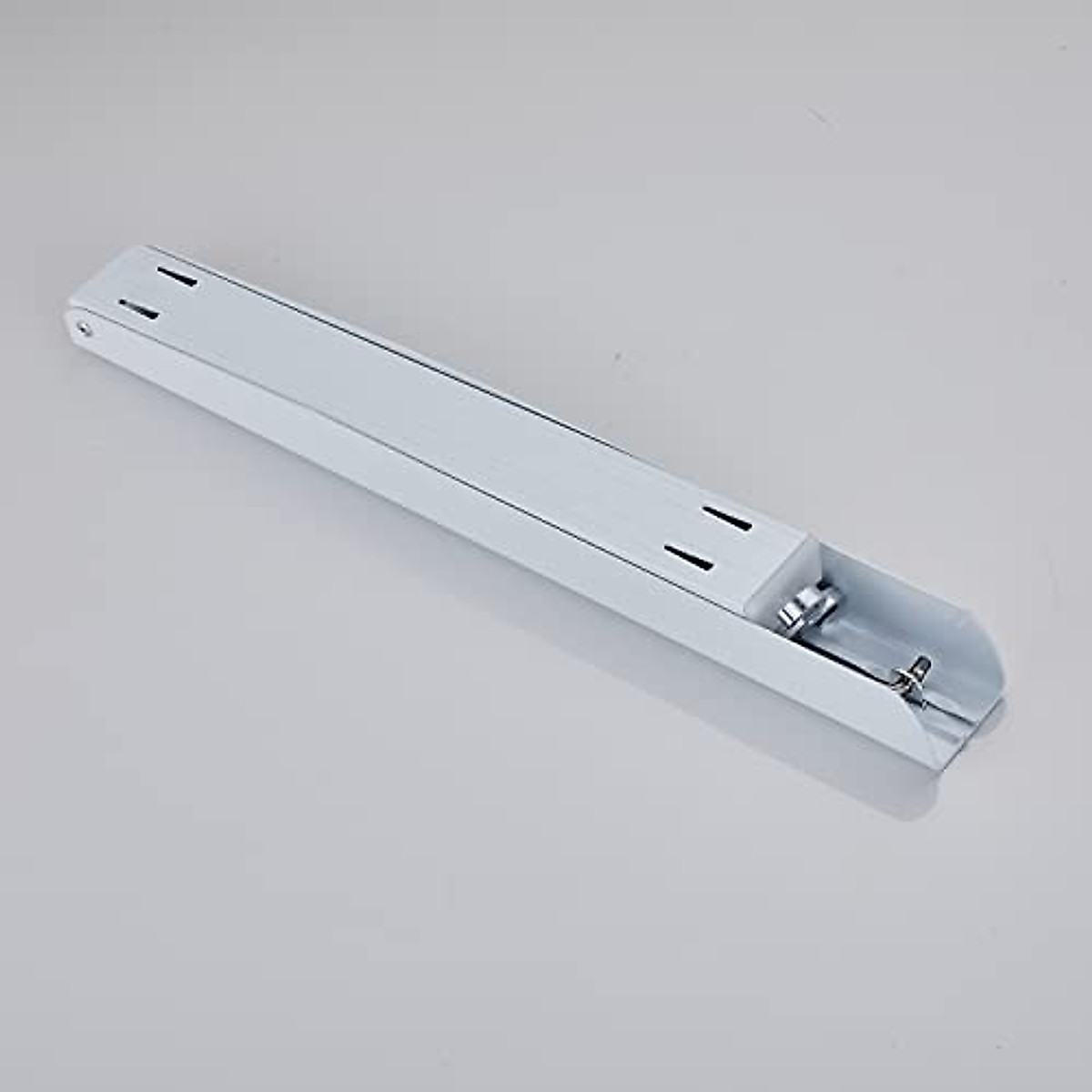 DOMWATER Retractable Clothes Rack - Wall Mounted Folding Clothes Hanger Drying Rack for Laundry Room Closet Storage Organization (2 Racks, White)