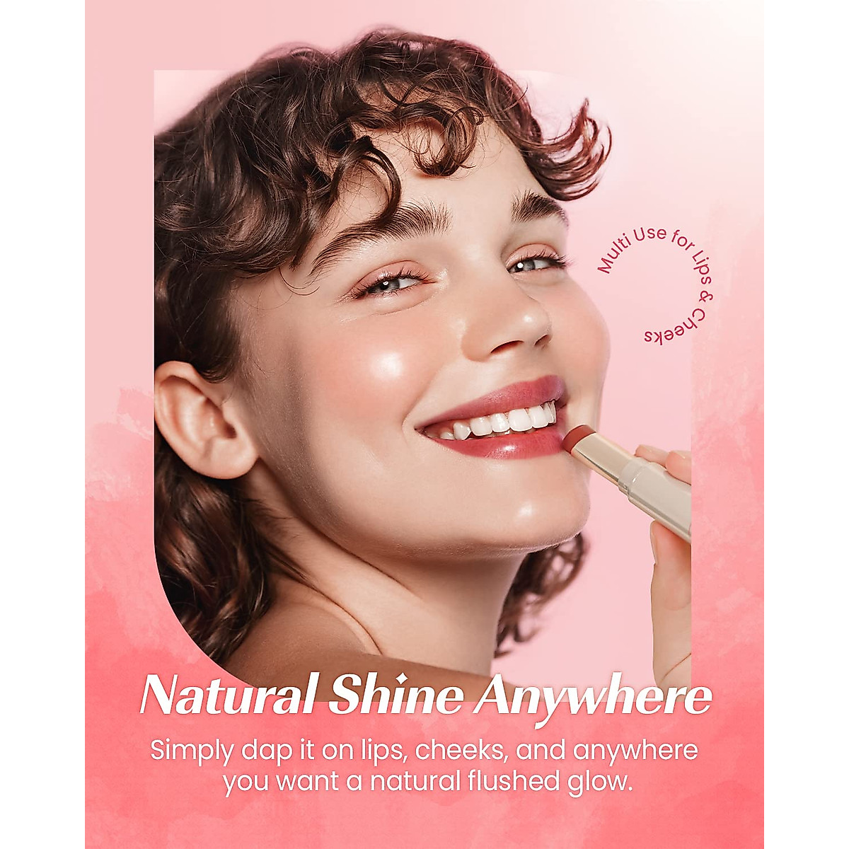 AMTS Tinted Lip Balm - 03 Toasty Rose | Hydrating Lip Butter, Moisturizing Lipstick | Daily Natural Lip Makeup for dry, cracked, chapped lips | korean beauty Lip Tint