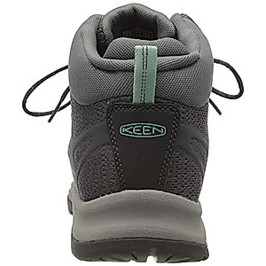KEEN Women's Terradora 2 Waterproof Mid Height Hiking Boots, Magnet/Ocean Wave, 9 Medium US, 9, 9