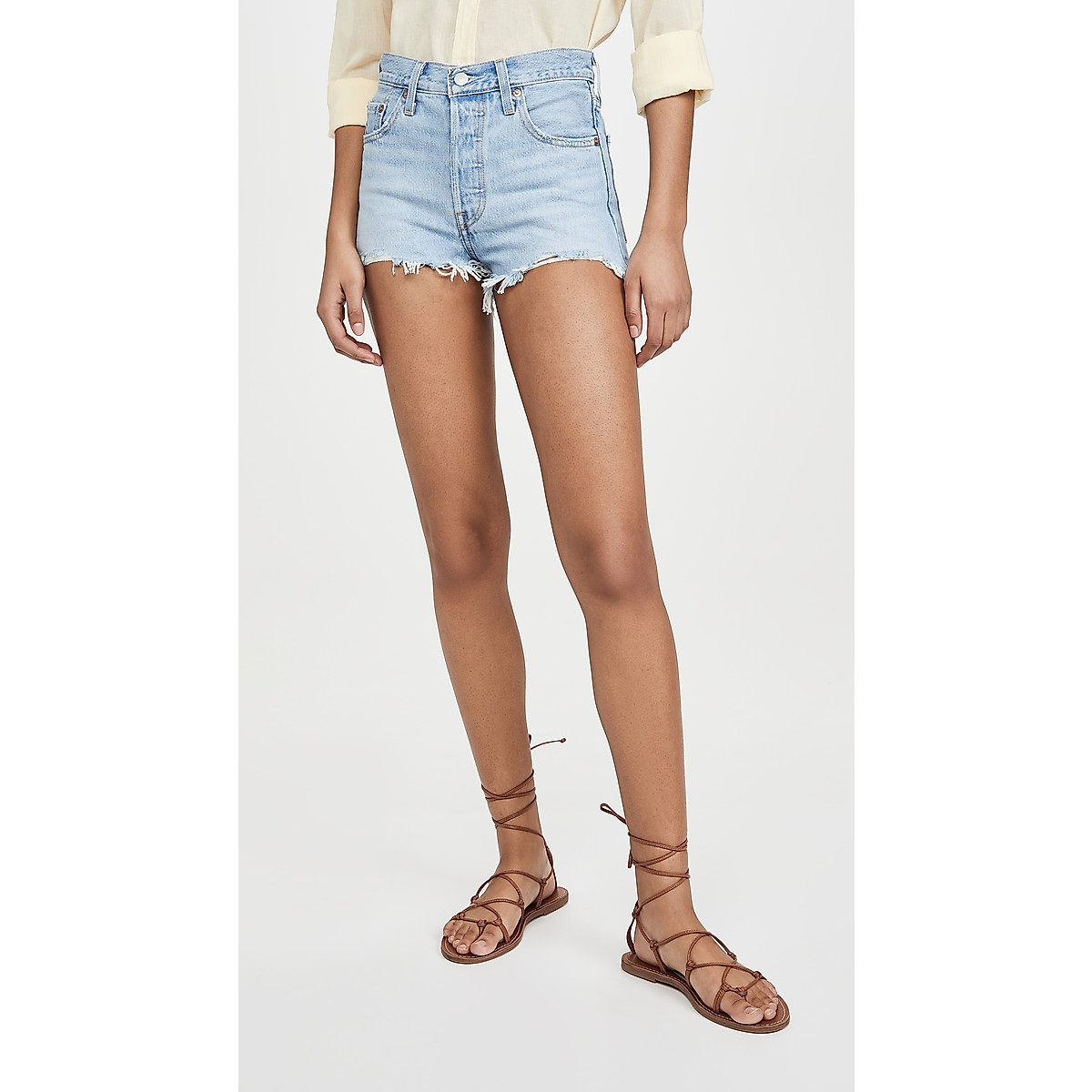 Levi's Women's Premium 501 Original, Luxor Heat - Light Indigo, 26