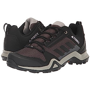 adidas Women's Terrex AX3 Sneaker, DGH Solid Grey/Core Black/Purple Tint, 8