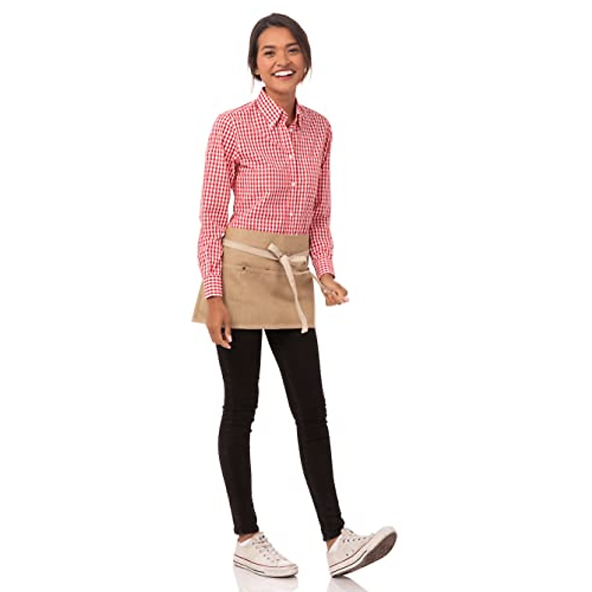 Chef Works Unisex Austin Waist Apron, Natural, One Size