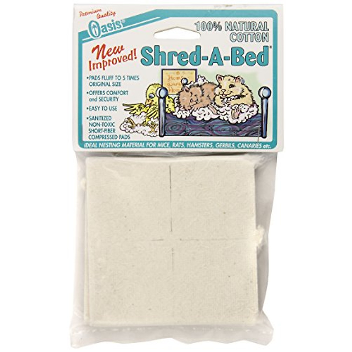 Kordon/Oasis Shred-A-Bed Bedding, 3 pk