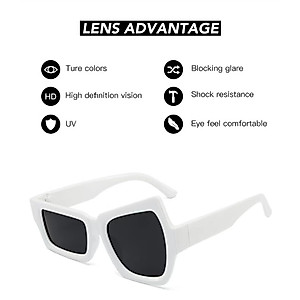 WJIANKPA Men's and Women'sFashionable Sunglasses,UV Protection Sunglasse,Cool Design,High-Definition Lens.