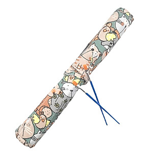 Funny live Paint Brush Holder Art Supplies, Artist Paint Brush & Storage Organizer Roll-Up Case Bag, Protect Acrylic Oil Watercolor Paintbrushes (Kitten 22 Slot Pockets)