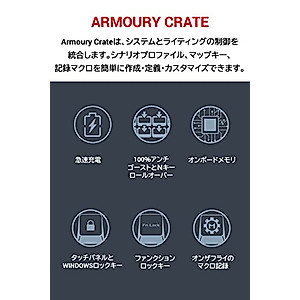 ASUS ROG Falchion Wireless 65% Mechanical Gaming Keyboard | 68 Keys, Aura Sync RGB, Extended Battery Life, Interactive Touch Panel, PBT Keycaps, Cherry MX Blue Switches, Keyboard Cover Case (Renewed)