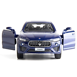 RMZ City 1:36 Scale for Diecasting Alloy Car Model Maserati Levante Toy Car, Pull Back Vehicles Toy Car for Toddlers Kids Boys Girls Gift Blue