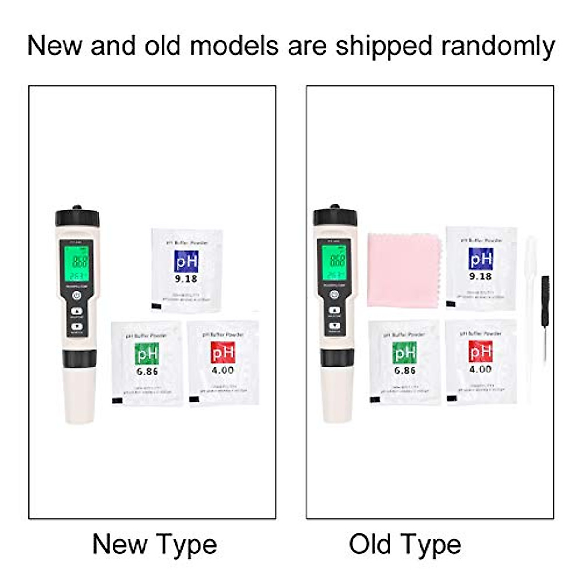 4 in 1 Portable Water Quality Monitor Test Pen 0.01-14.00pH Measuring Range PH ORP H2 Temperature Tester YY-400