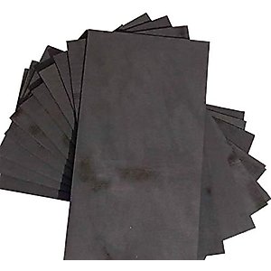 2pcs 3x30x150mm 99.99% Pure Graphite Electrode Rectangle Plate Sheet