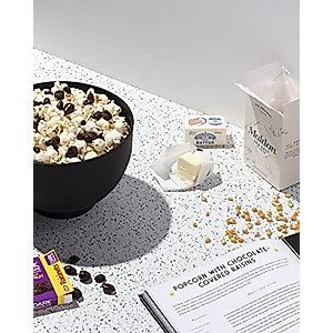 W&P Microwave Silicone Popper Maker | Black | Collapsible Bowl w/Built in Measuring, BPA, Eco-Friendly, Waste Free, 9.3 Cups of Popped Popcorn