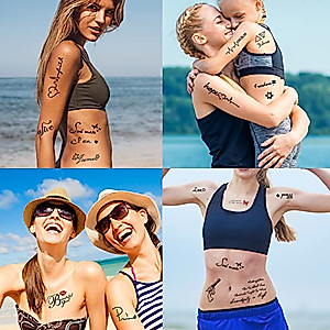 30 Sheets Butterfly Tattoos for Kids Womens - 110 Pcs 3D Tattoos, Colorful Body Art Temporary Tattoos, Butterfly Party Favors