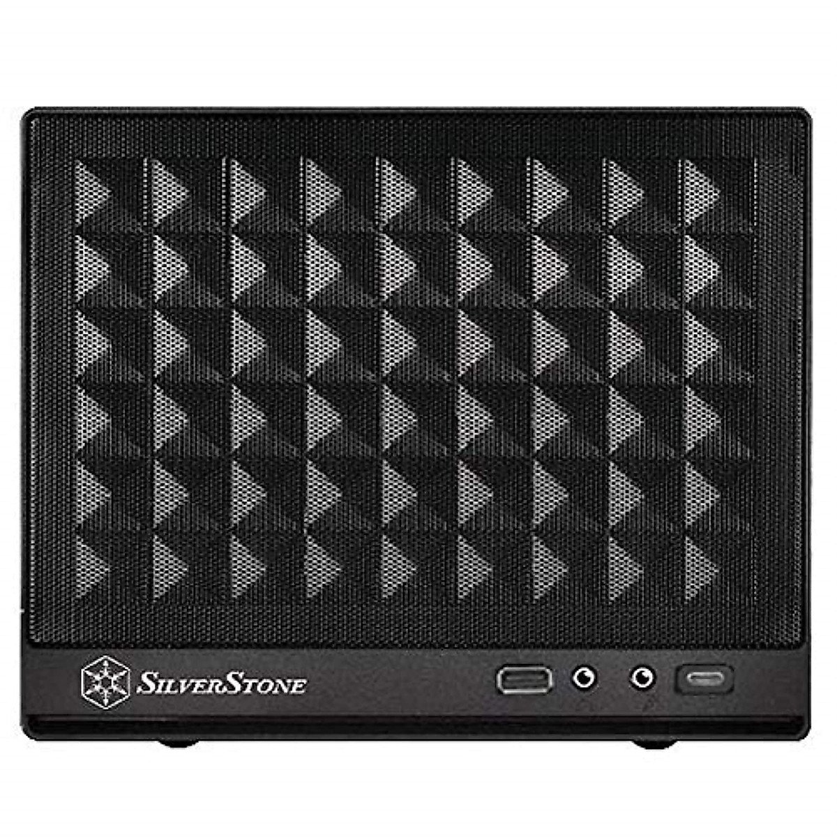SilverStone Technology SUGO SG13, Type-C Port, Ultra Compact Mini-ITX Computer Case with Mesh Front Panel, Black, SST-SG13B-C